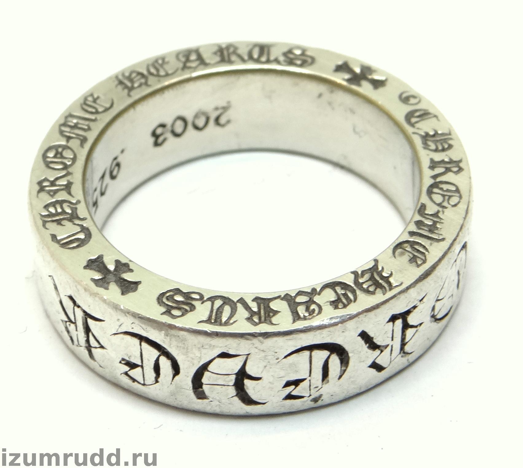 Кольцо Chrome Hearts, серебро, оригинал