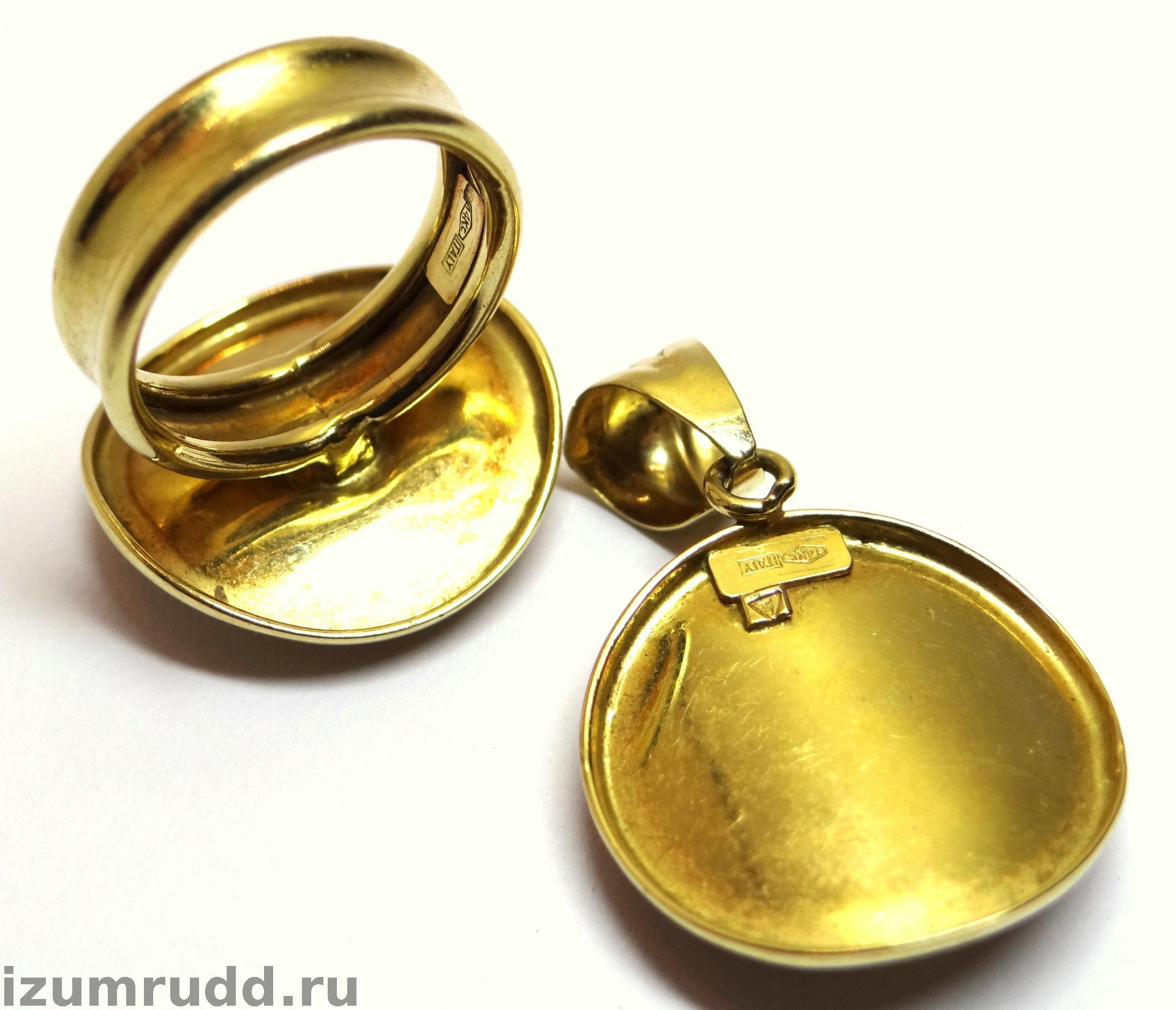 Итальянский золотой комплект 585 пробы
