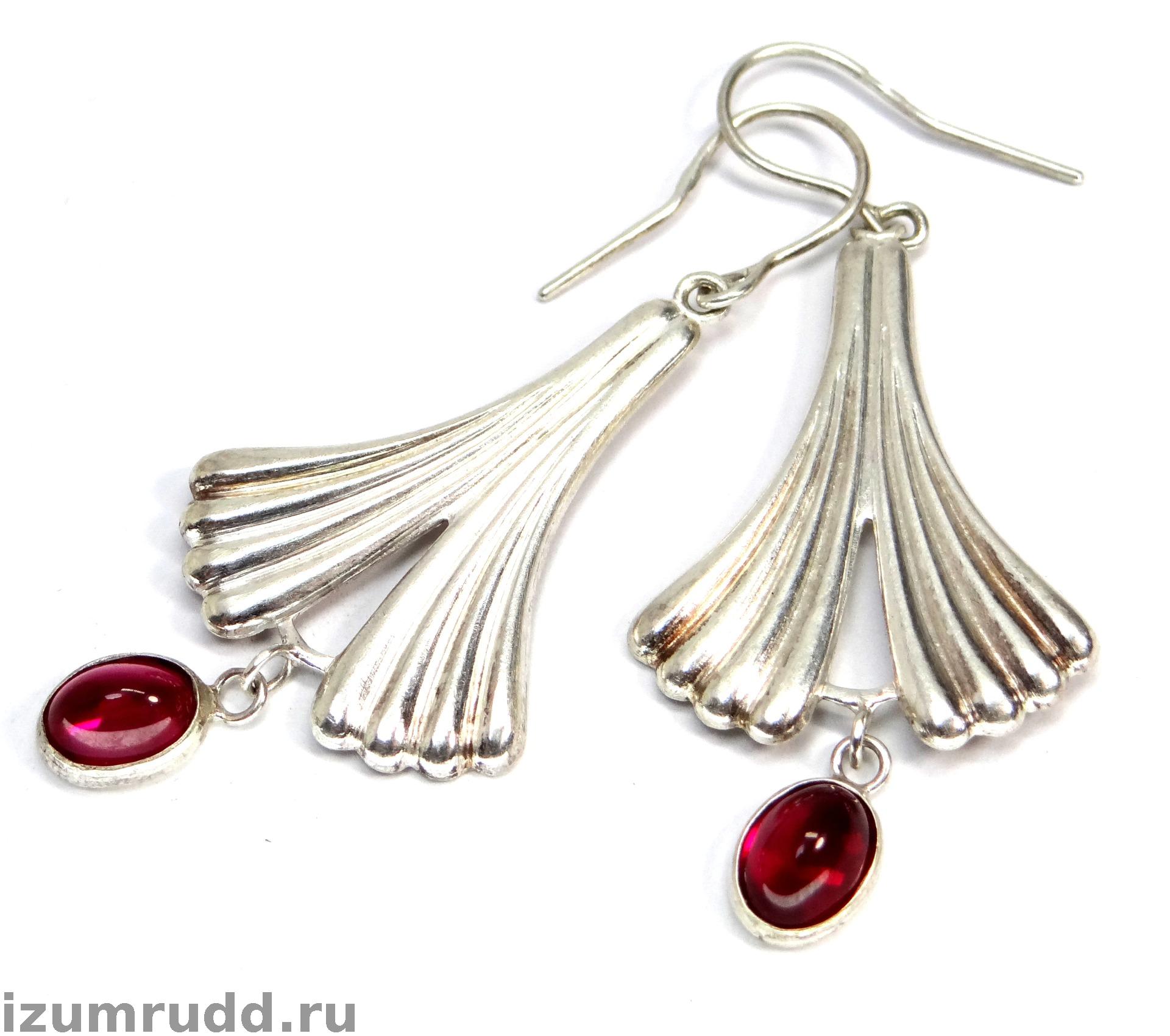 Советские серебряные серьги 925 пробы, СССР