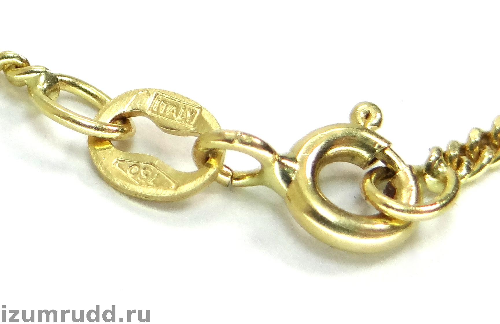 Итальянская золотая цепь 750 пробы, длина 60.0 см